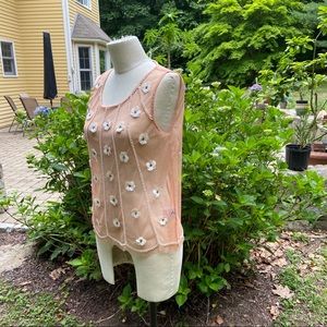 Rare London | Tops | Rare London Floral Mesh Top | Poshmark